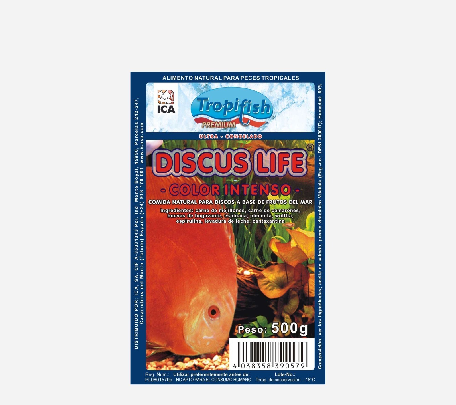 Papilla ICA Discus Life COLOR | Locos por el Discus