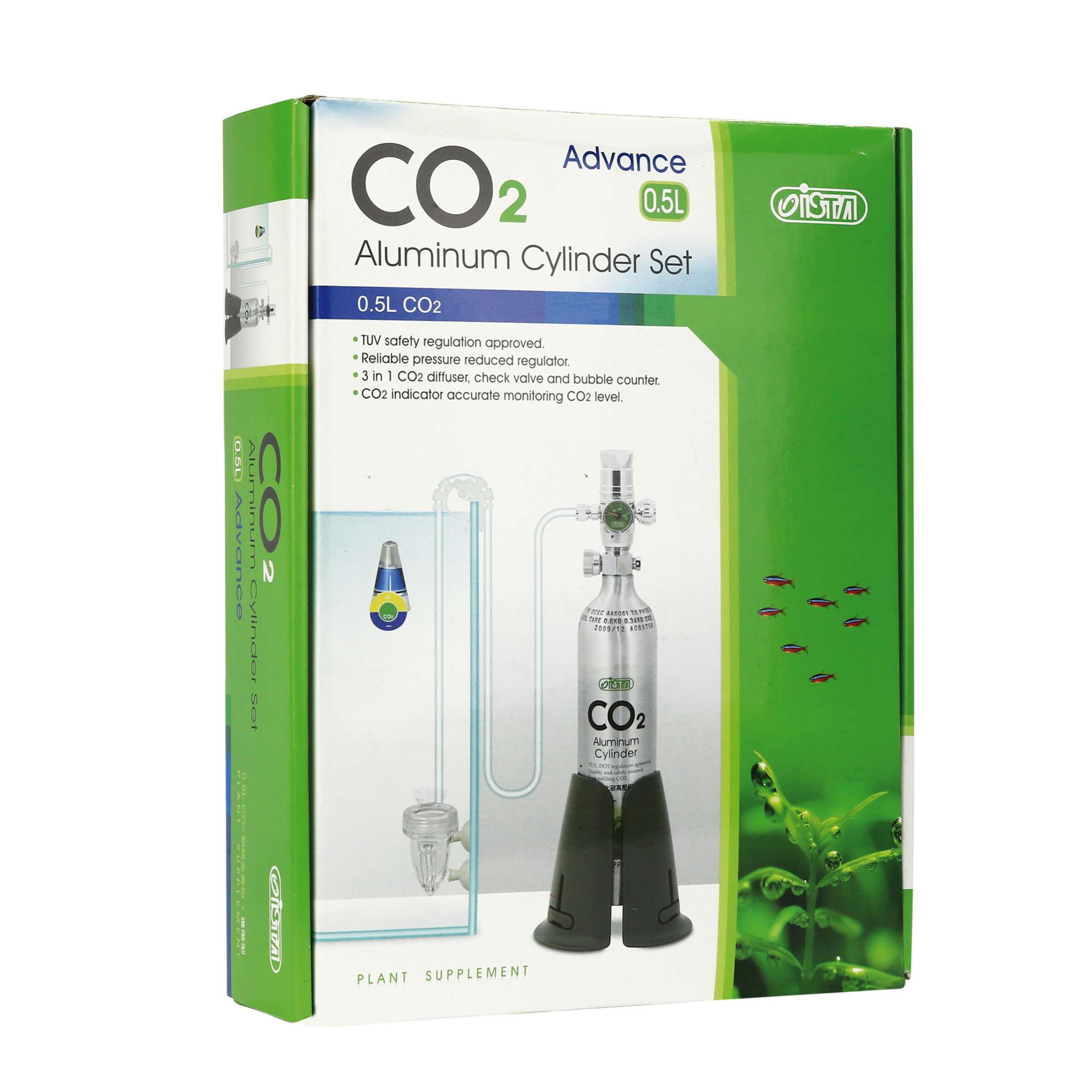 Kit de CO2 con cilindro de aluminio (0.5 l) | Locos por el Discus